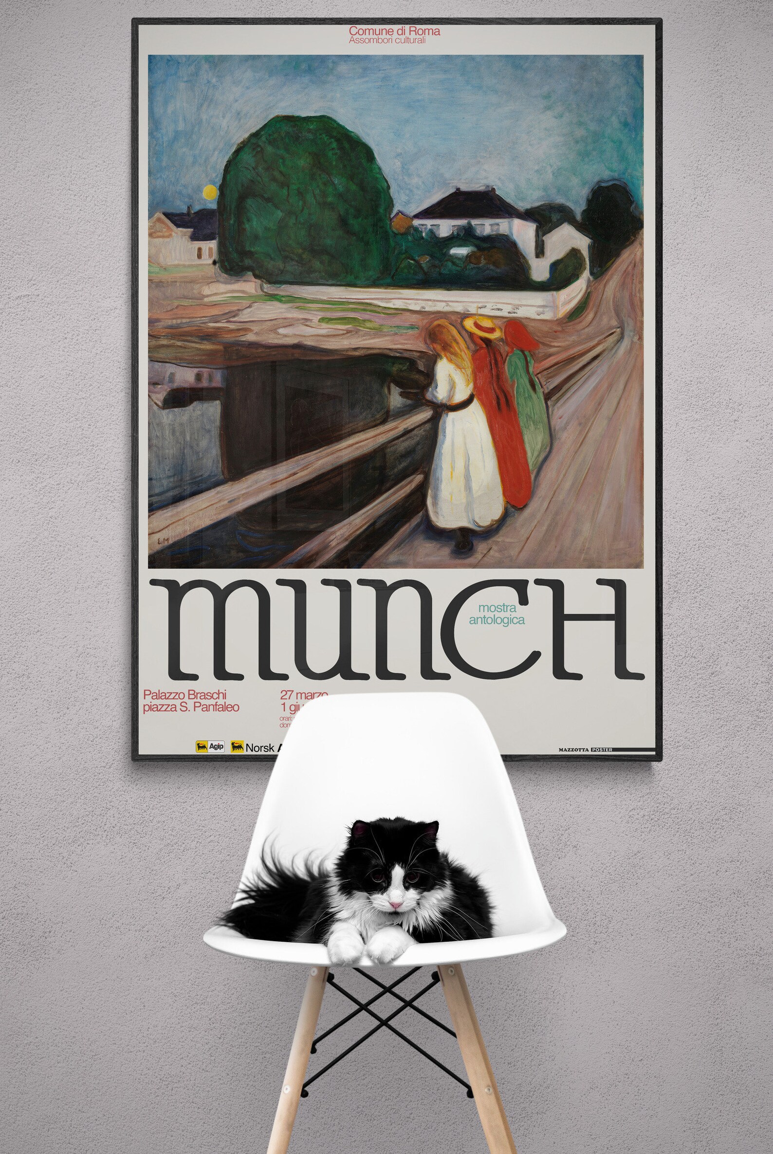 Edvard Munch the Girls on the Bridge / Palazzo Braschi Roma - Etsy