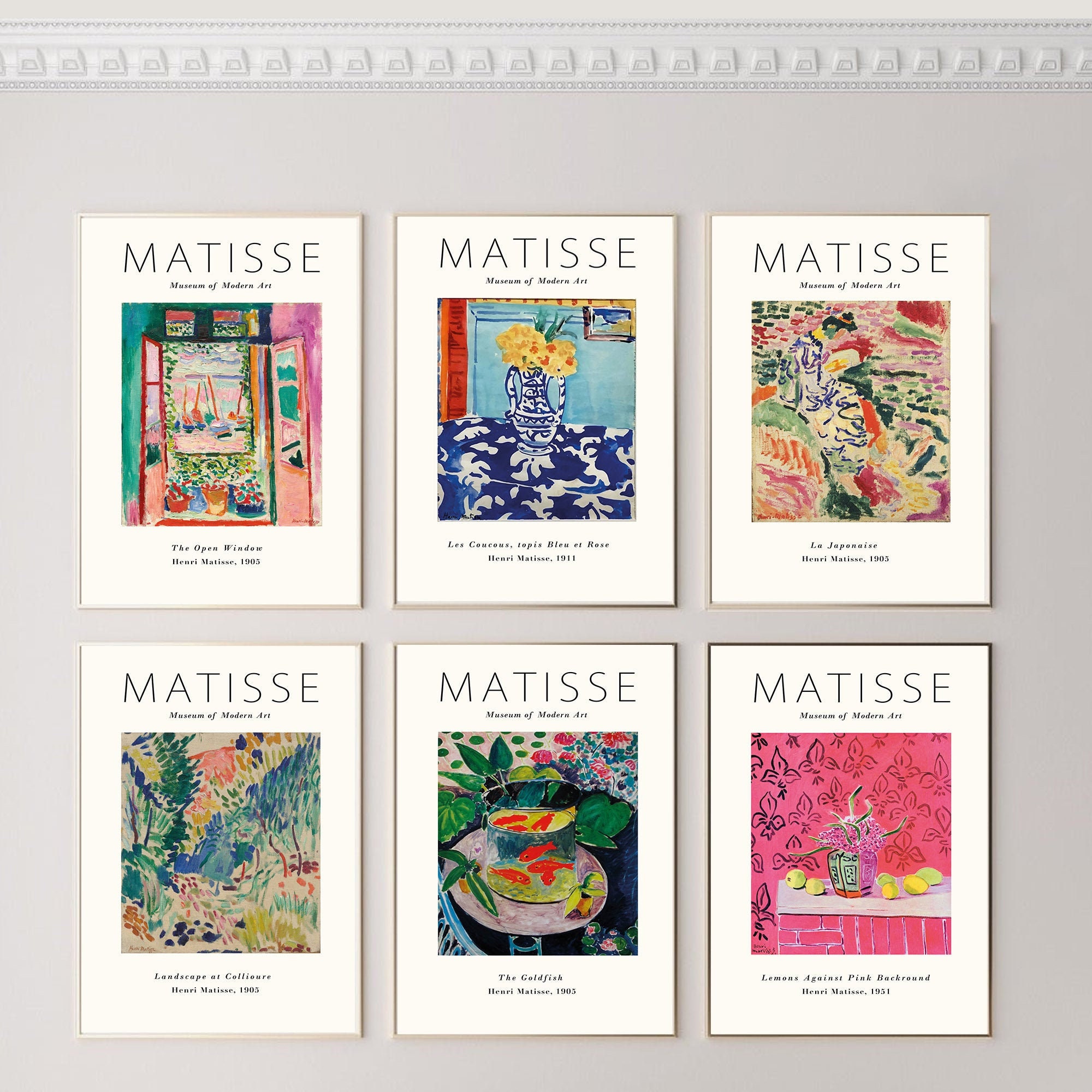 Matisse Set of 6 Digital Prints Henri Matisse Bundle | Etsy
