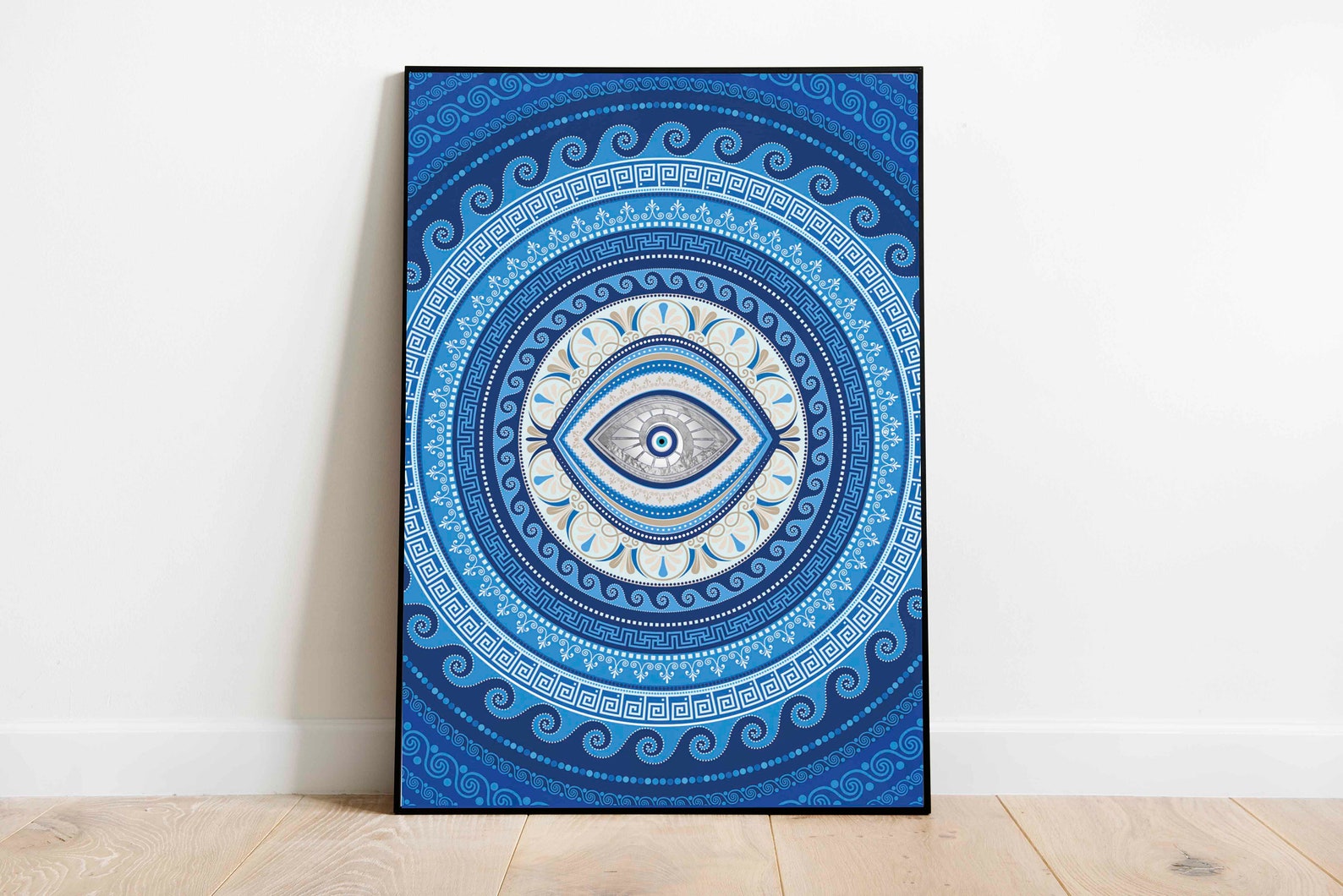 Evil Eye Nazar Nazar Poster Turkish Nazar Spiritual art | Etsy