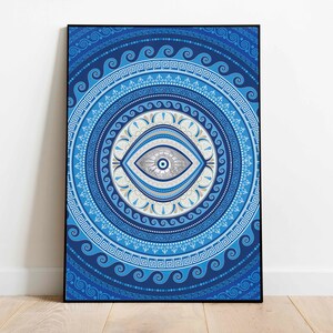 Evil Eye - Nazar - Nazar Poster - Turkish Nazar Spiritual Art, Evil Eye ...