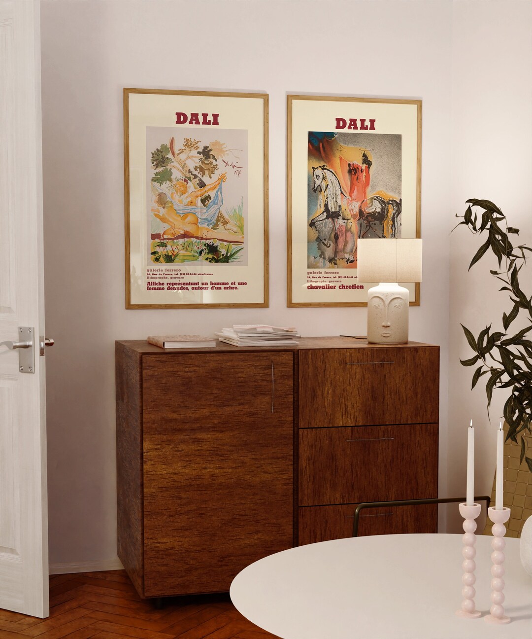 Salvador Dali Set of Salvador Dali Artworks 2 Designs / - Etsy