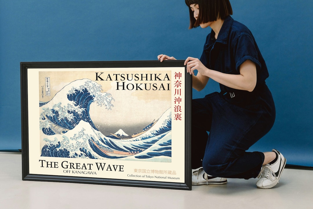 Hokusai - the Great Wave off Kanagawa / Kanagawa Oki Nami Ura ...