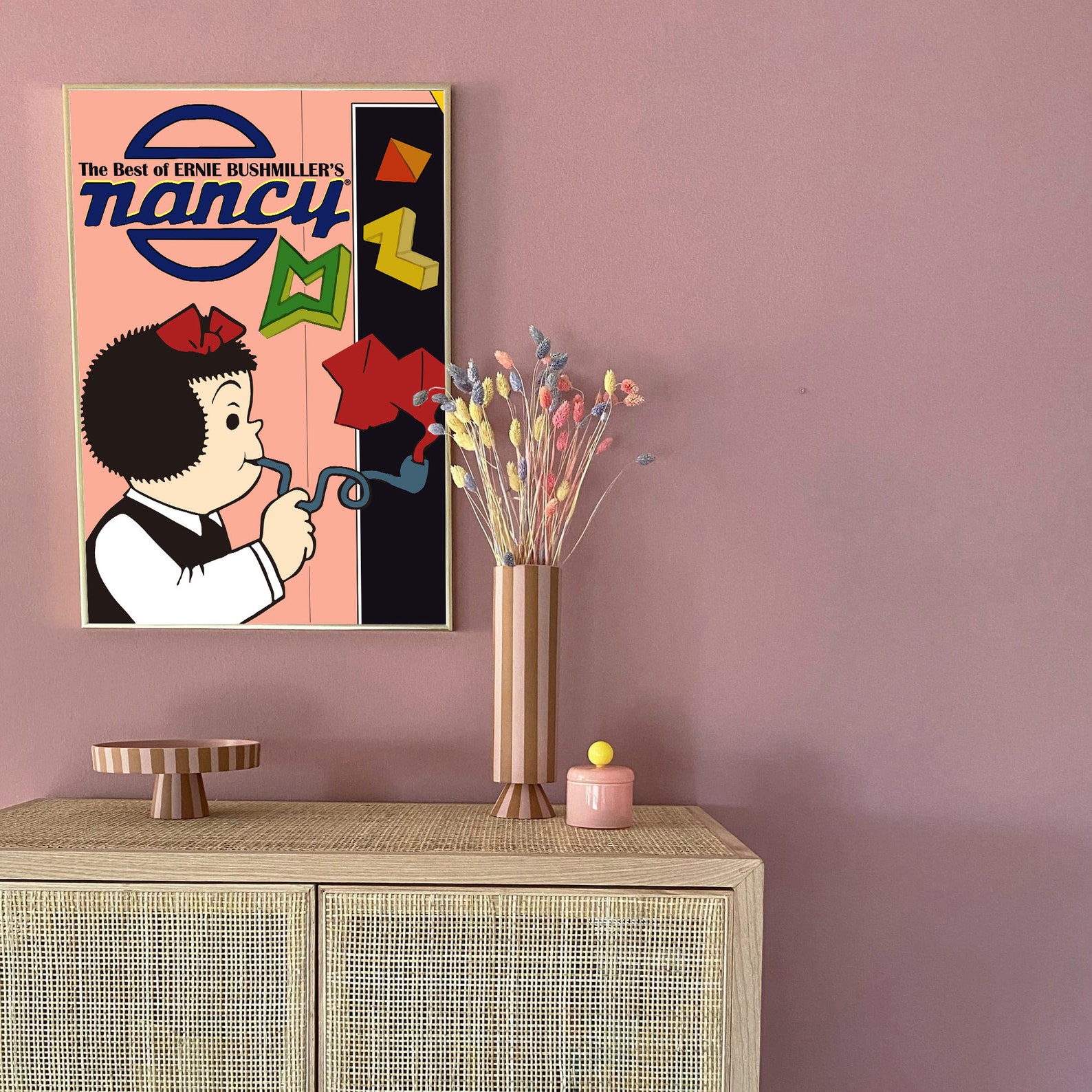 Ernie Bushmiller Nancy Comic Poster American Comic Strip | Etsy