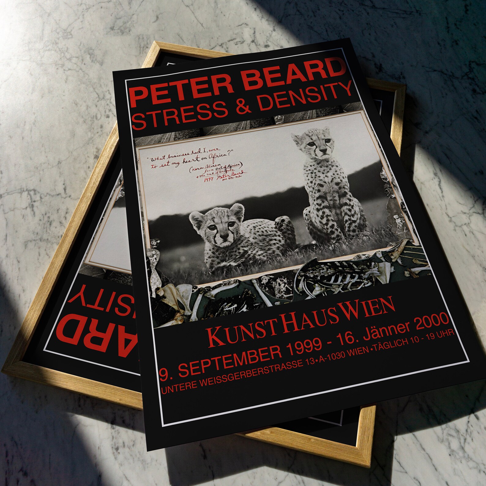 Peter Beard - Stress and Density / Exhibition Poster / Kunst Haus Wien - 99 Made Poster ...