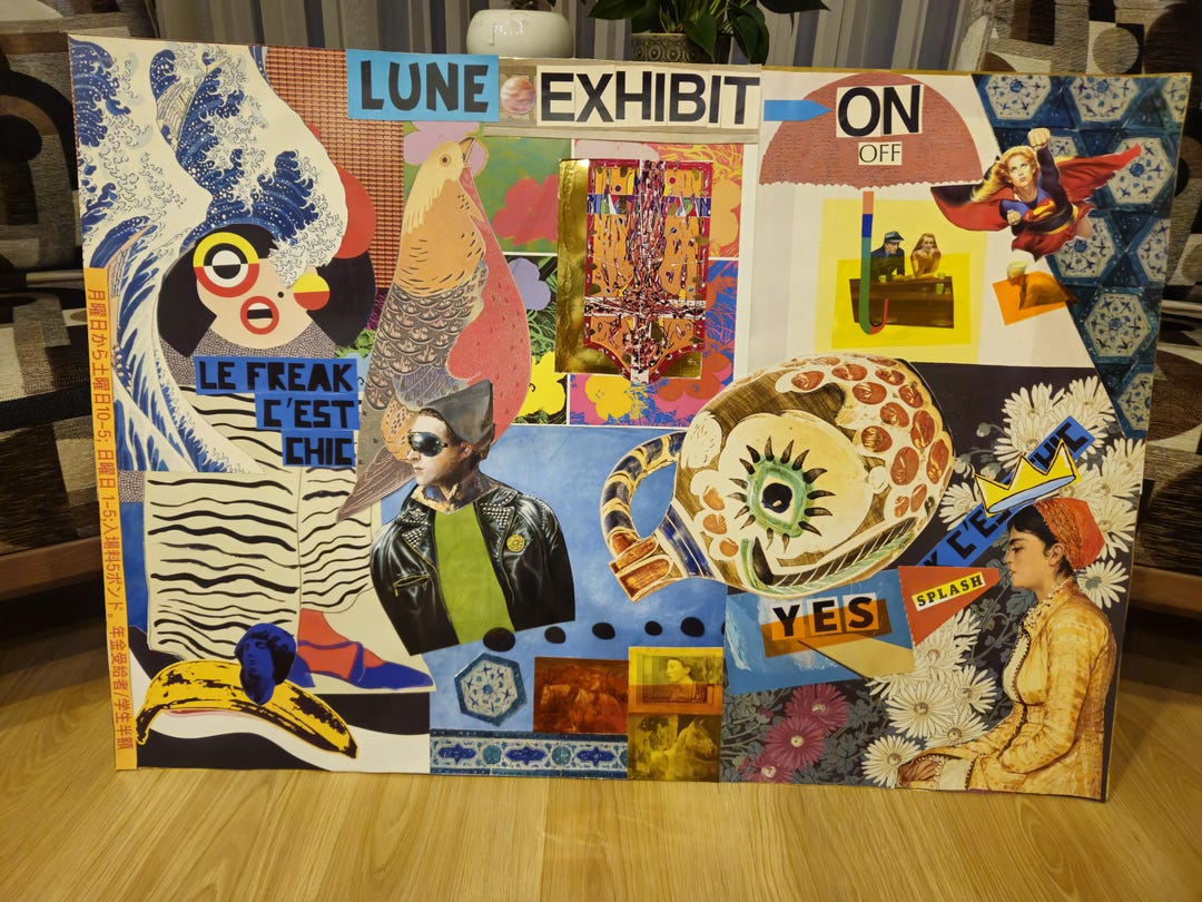 Collage Tribute to Art and Exhibition Posters / A Vibrant and Eclectic ...