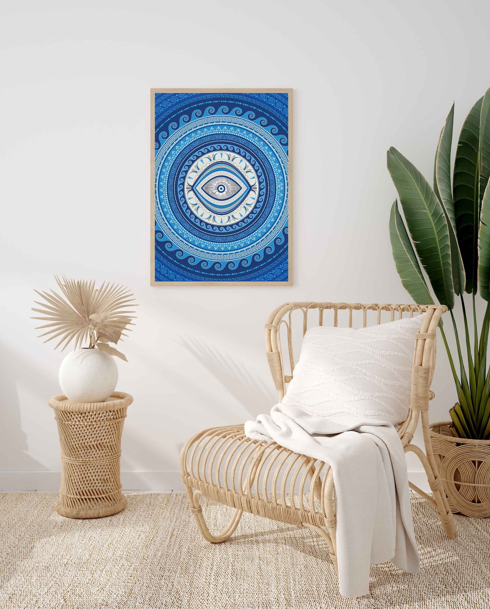 Evil Eye Nazar Nazar Poster Turkish Nazar Spiritual art | Etsy