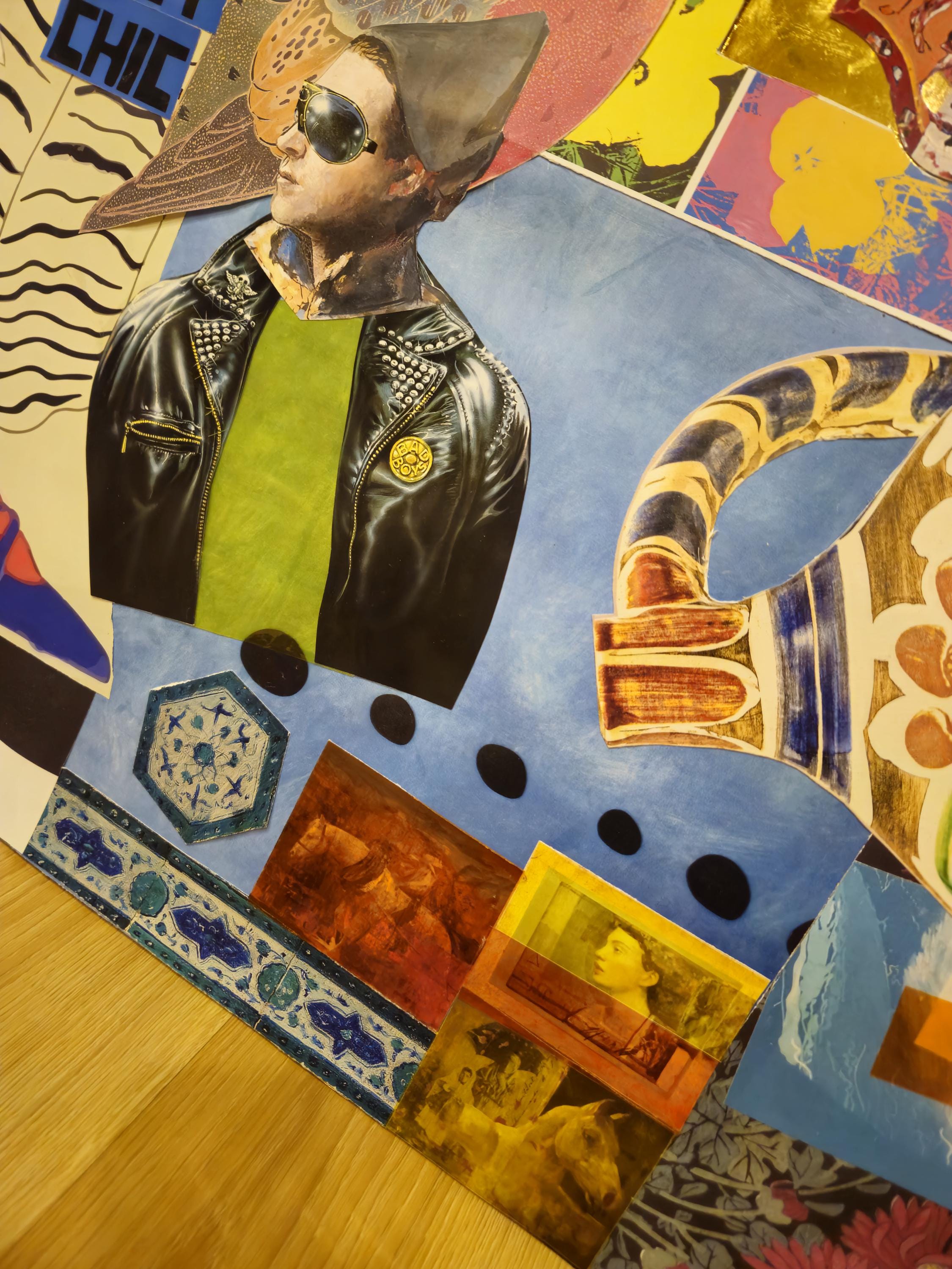 Collage Tribute to Art and Exhibition Posters / A Vibrant and Eclectic ...