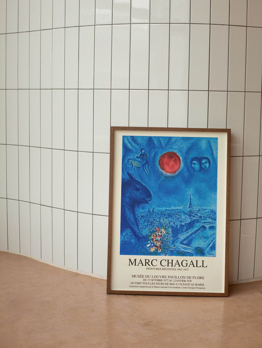 Marc Chagall, Le Soleil de Paris / Die Sonne von Paris 1977 Original ...