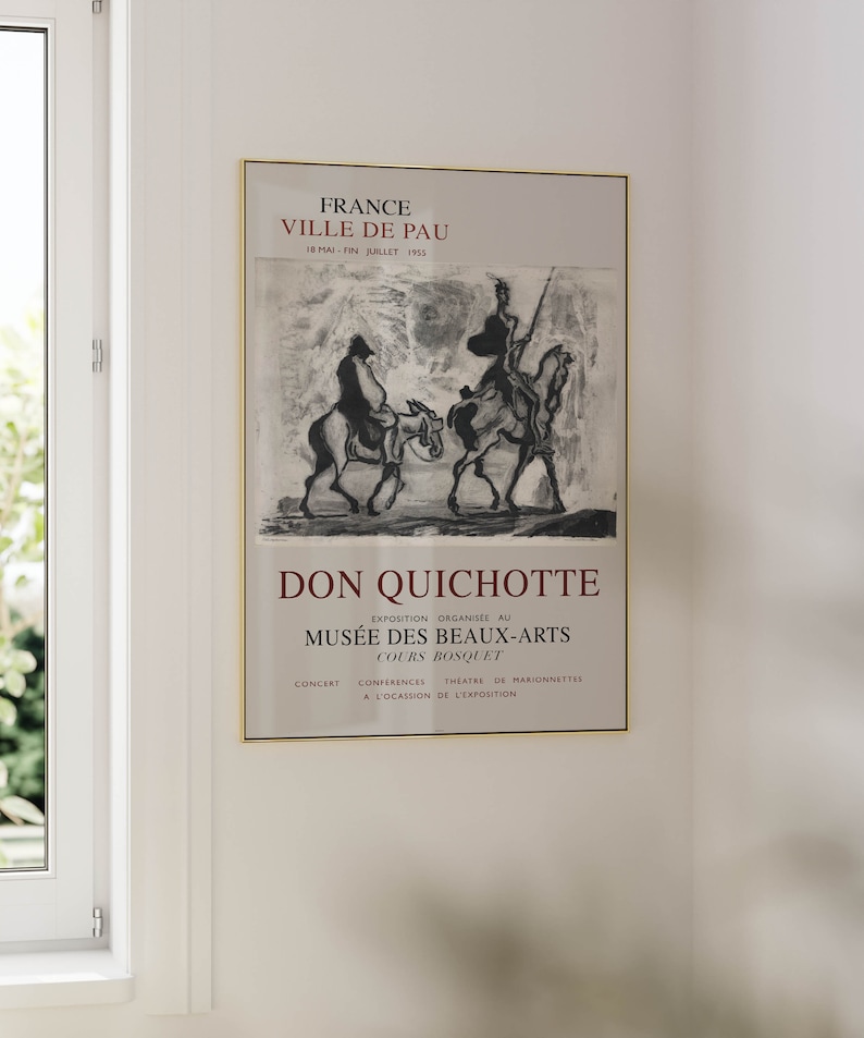 Don Quixote Poster by Daumier (digital Download) - Etsy