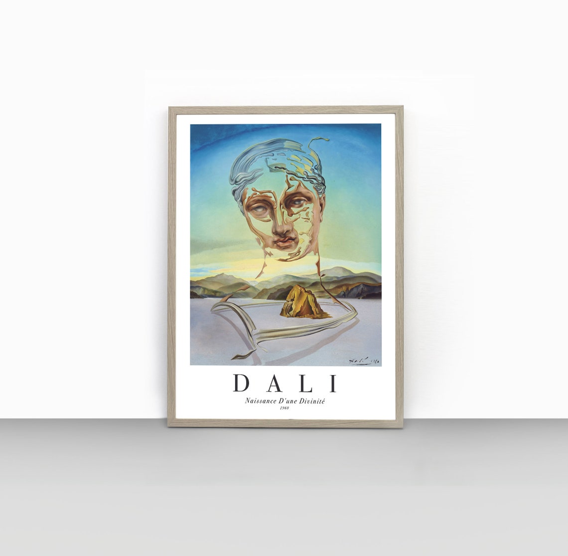 Salvador Dali Birth of a Divinity Exhibition Poster | Etsy