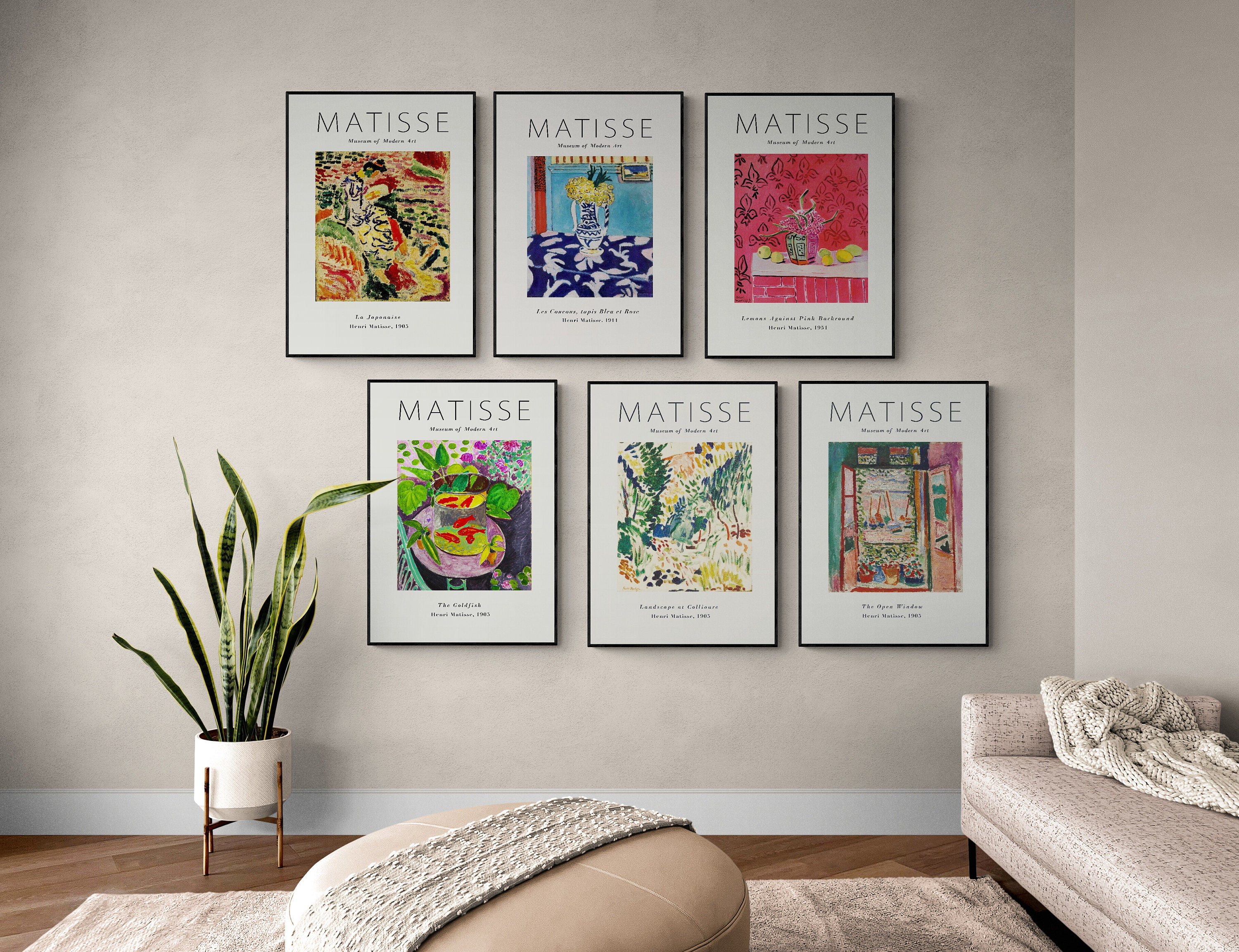 Matisse Set of 6 Digital Prints Henri Matisse Bundle - Etsy
