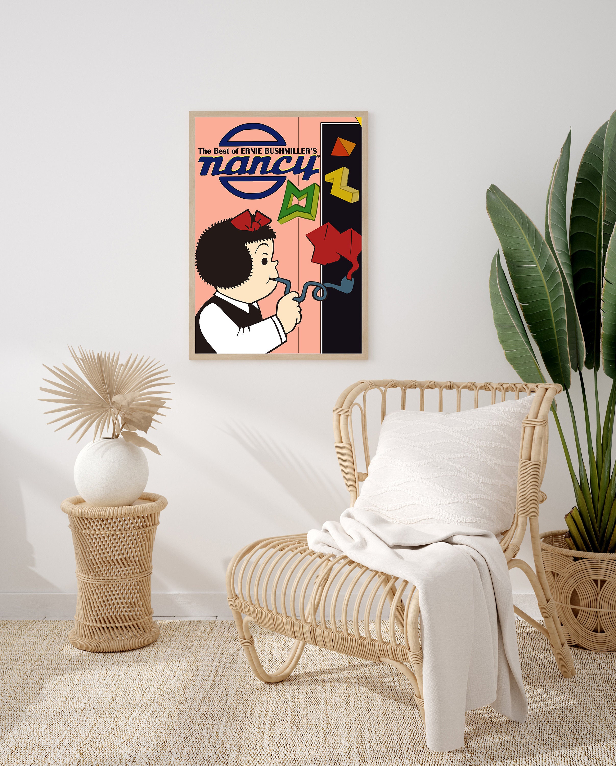 Ernie Bushmiller Nancy Comic Poster American Comic Strip | Etsy