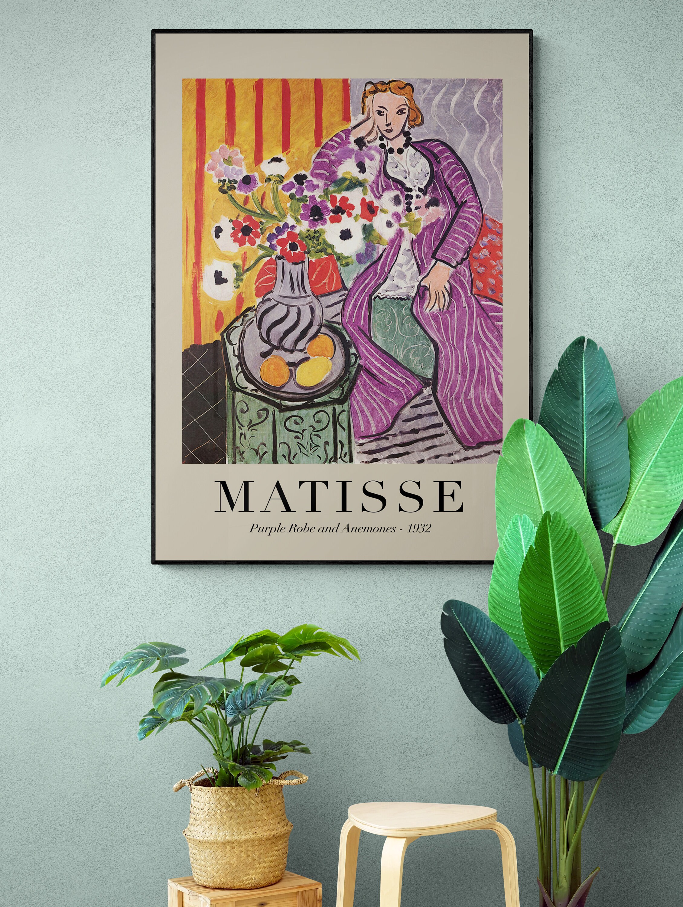 Matisse Purple Robe and Anemones Robe Violette Et Anémones - Etsy
