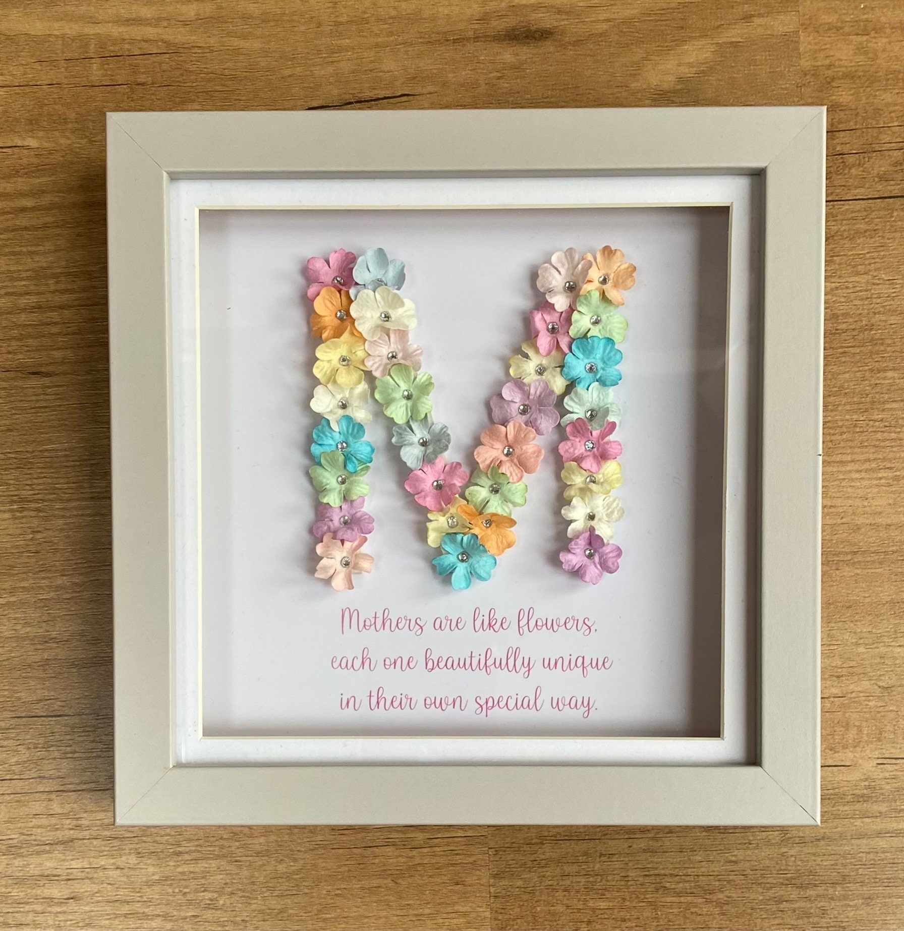 Mothers Floral Gift Box Frame - Etsy