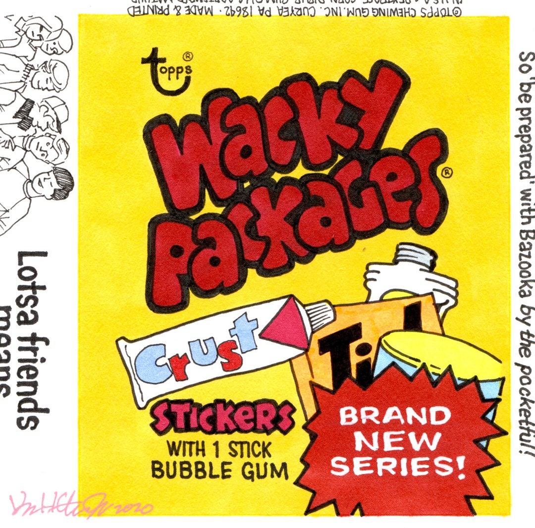 Wacky Packs Wrapper Redux V2 - Etsy