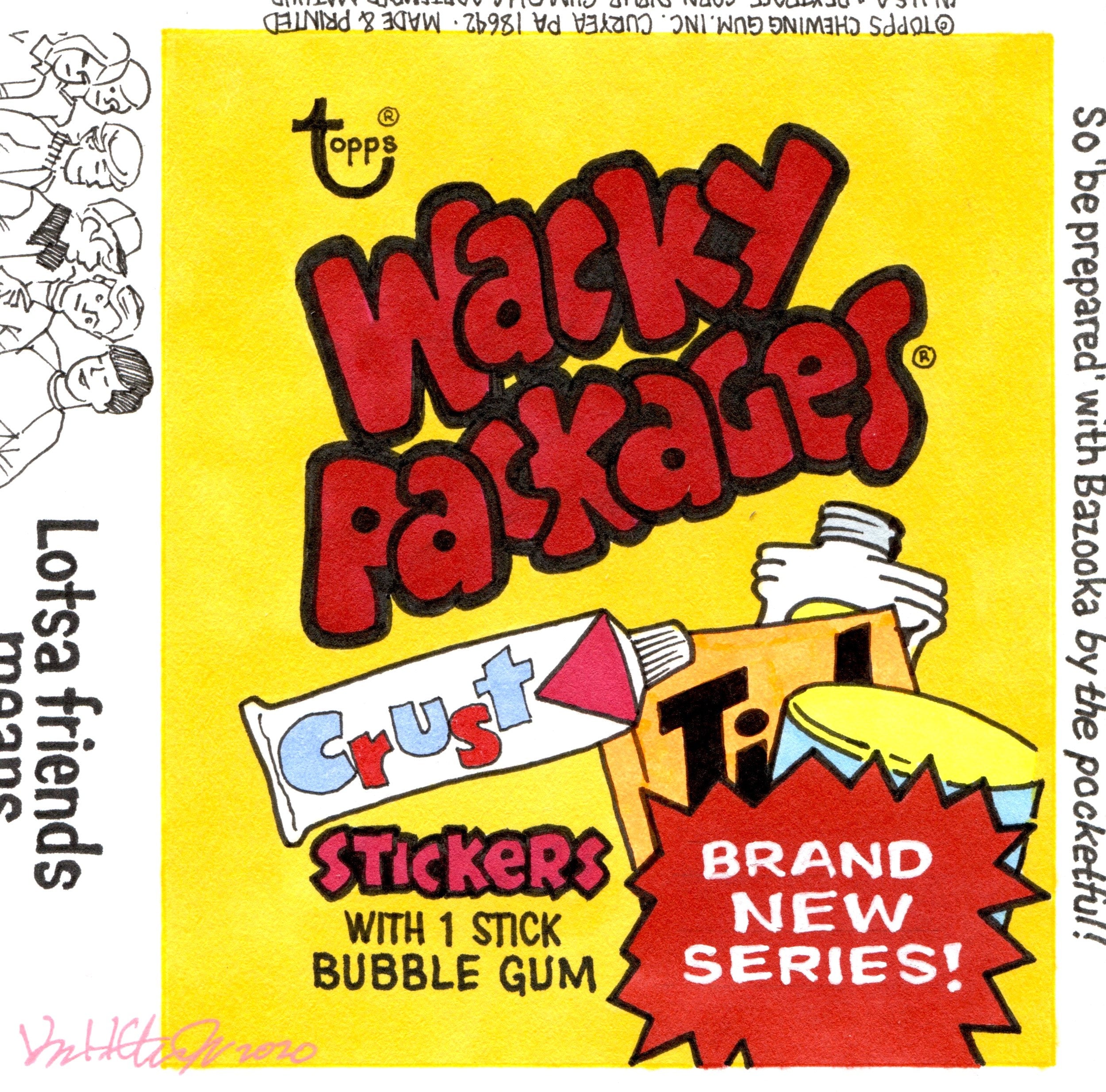 Wacky Packs Wrapper Redux V2 - Etsy