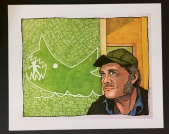 The Mighty Quint Tattoo Print - Etsy