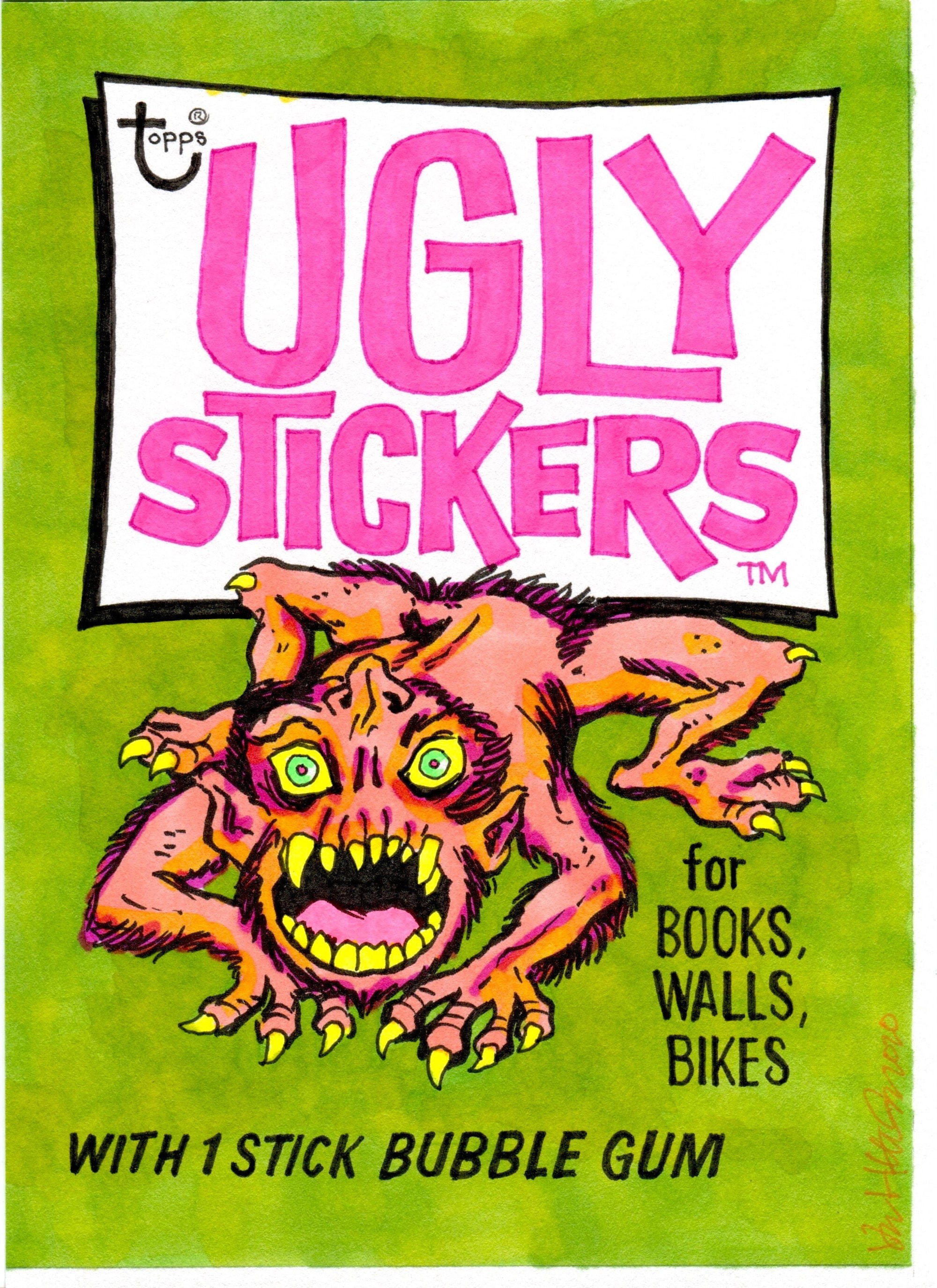 Ugly Stickers Wrapper Redux - Etsy
