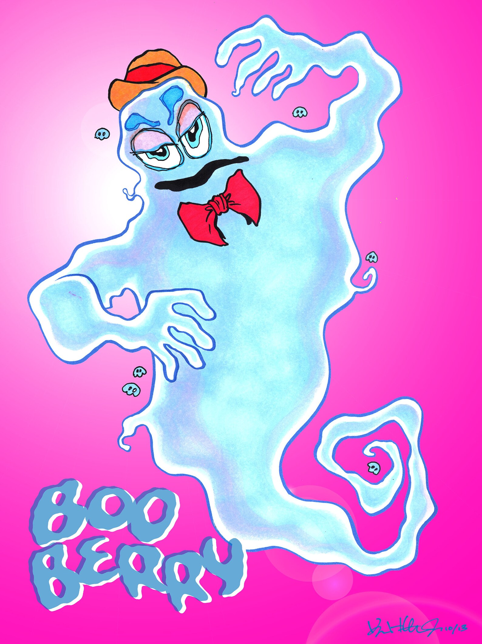 CEREAL MONSTERS 5 mini-print set Conde Chocula Frankenberry Boo Berry ...