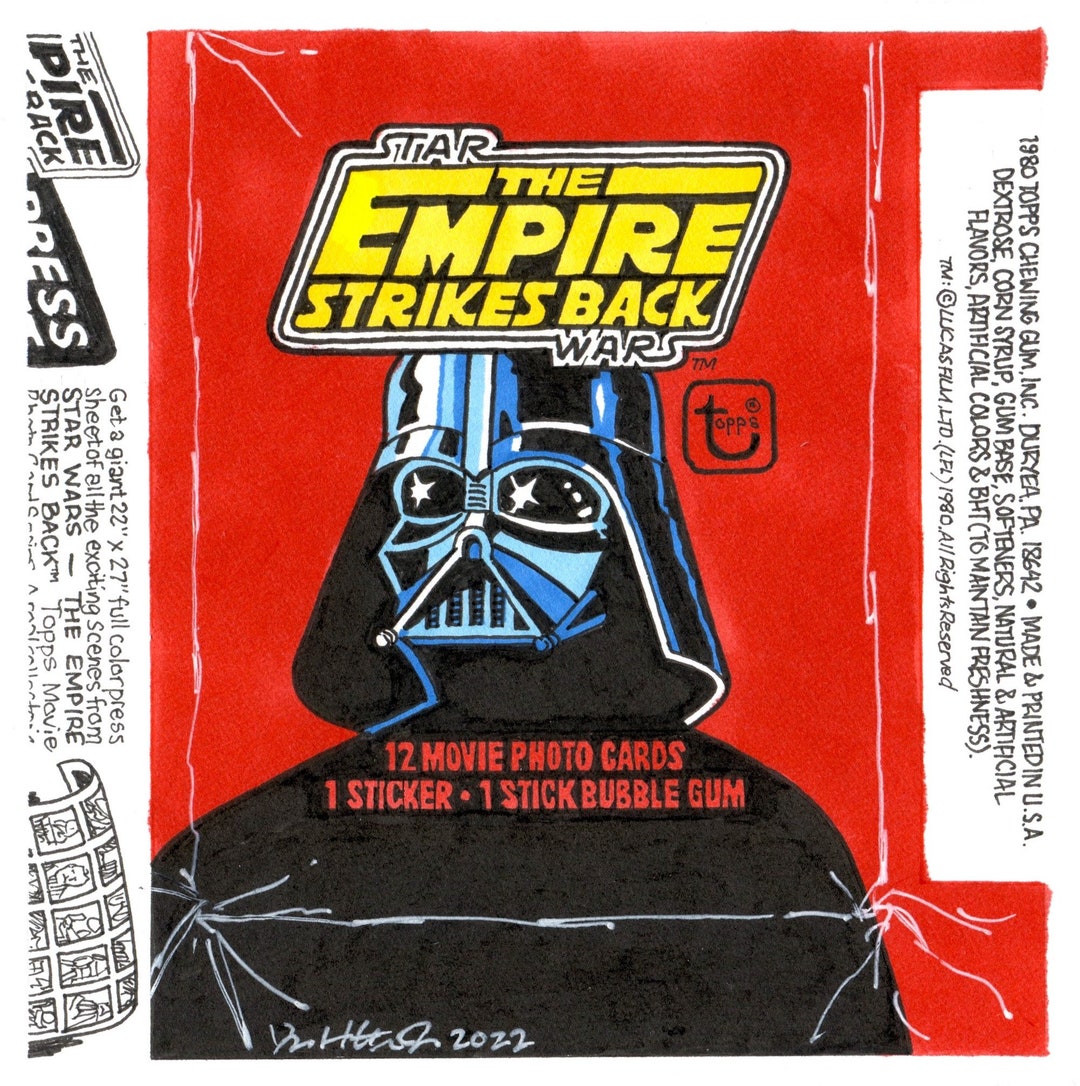 The Empire Strikes Back Wrapper Redux - Etsy
