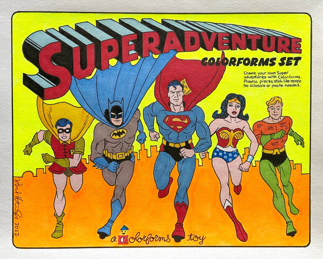 Superadventure Colorforms Redux - Etsy