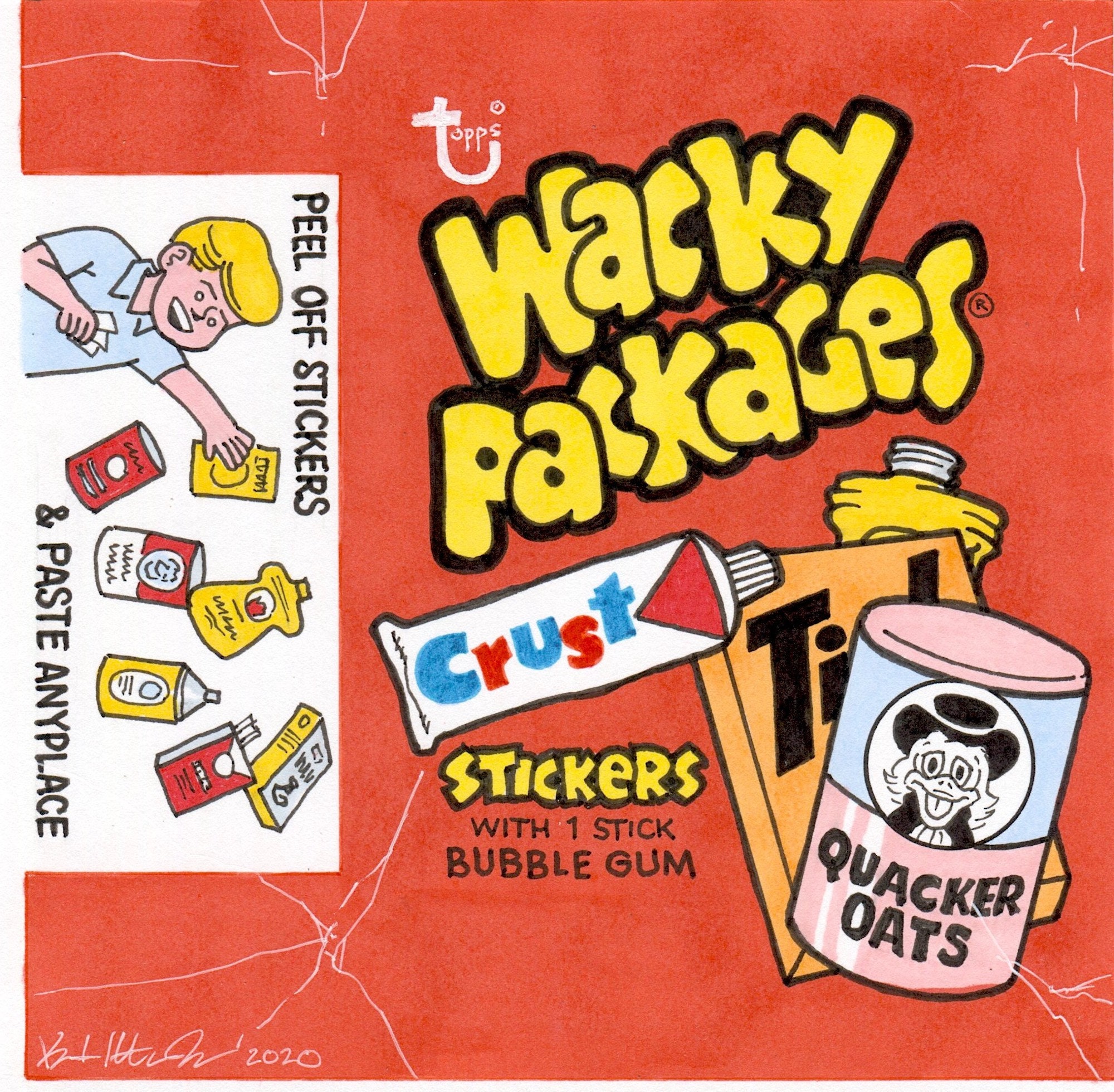 Wacky Packs Wrapper Redux | Etsy