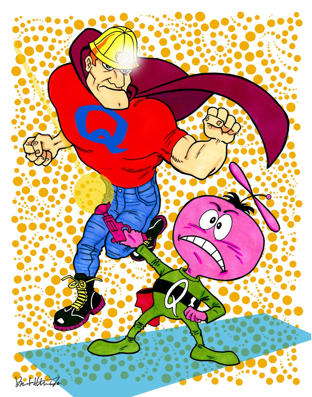 QUISP VS. QUAKE Print - Etsy