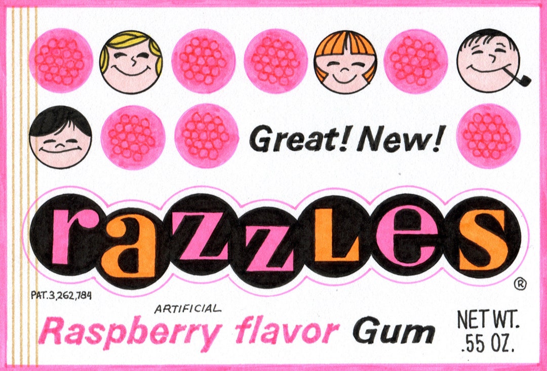 Razzles Wrapper Redux - Etsy