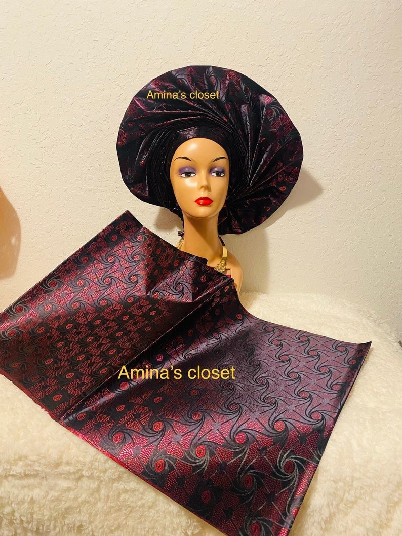 Autogele Sego Ready to Wear Head Tie With One Piece for - Etsy
