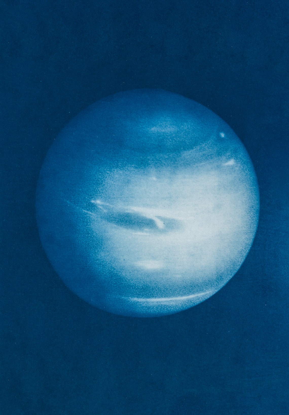 Cyanotypes of the Solar System choice of 4 8x10 handmade | Etsy