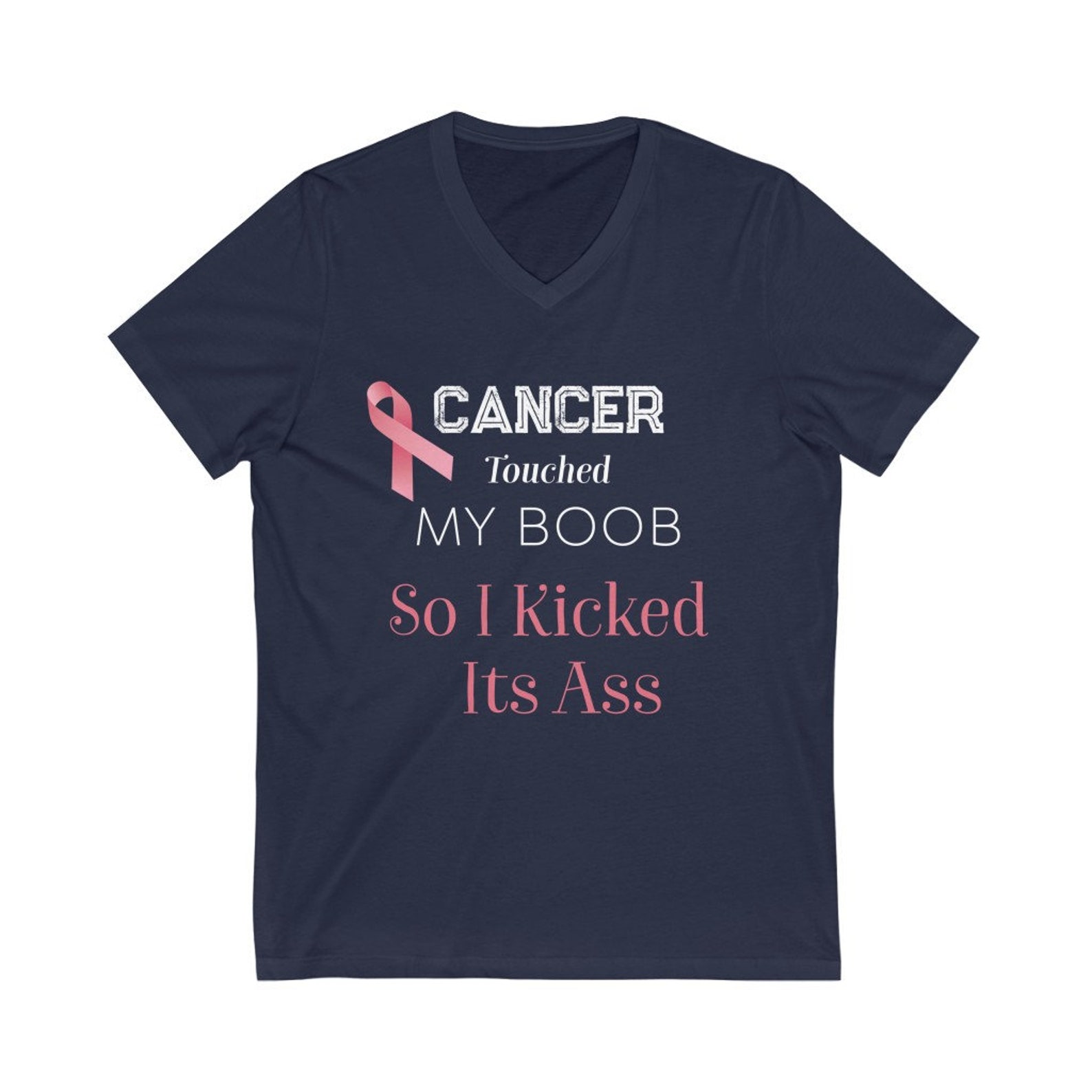 Breast Cancer Shirt Funny Cancer Shirt Cancer T Shirt Etsy
