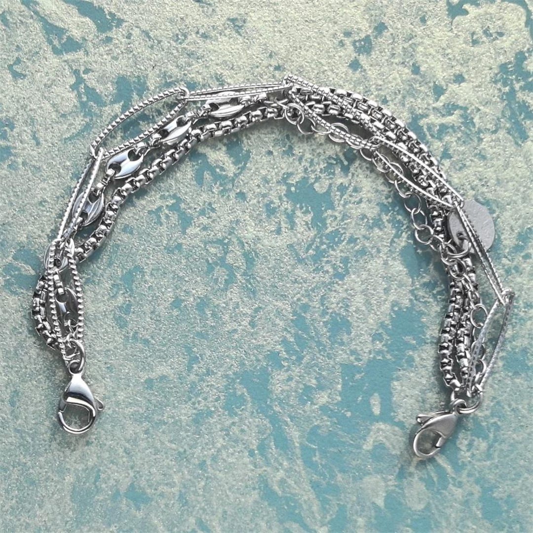 Stainless Steel Interchangeable Chain Medical Alert Bracelets for Women ...