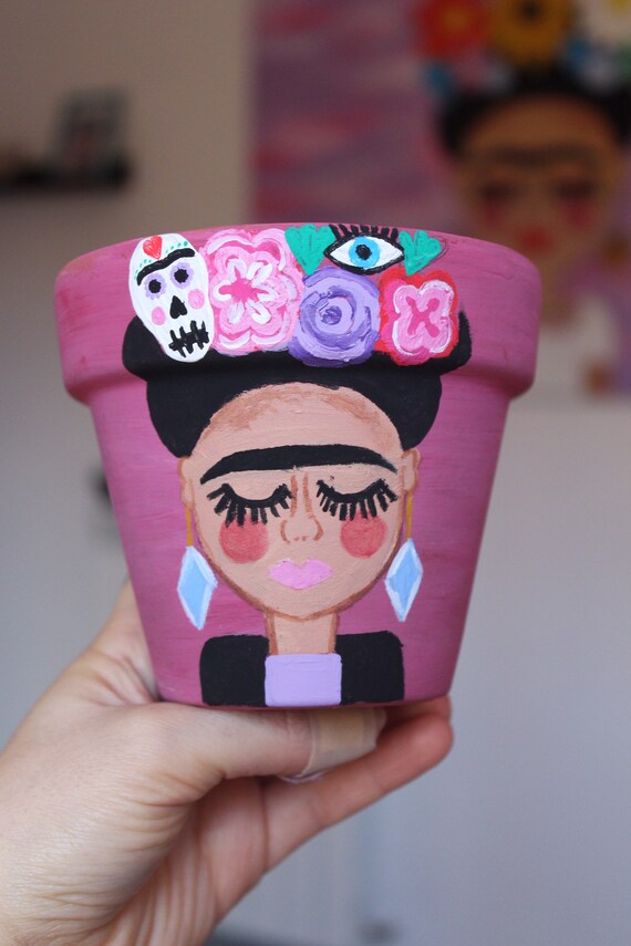 Frida Kahlo Vase - Etsy