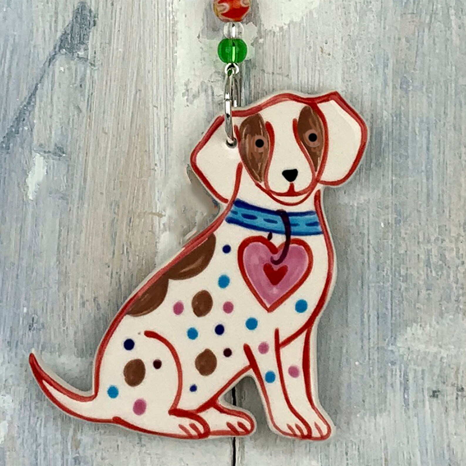 Multi Coloured Dog Decoration - Etsy