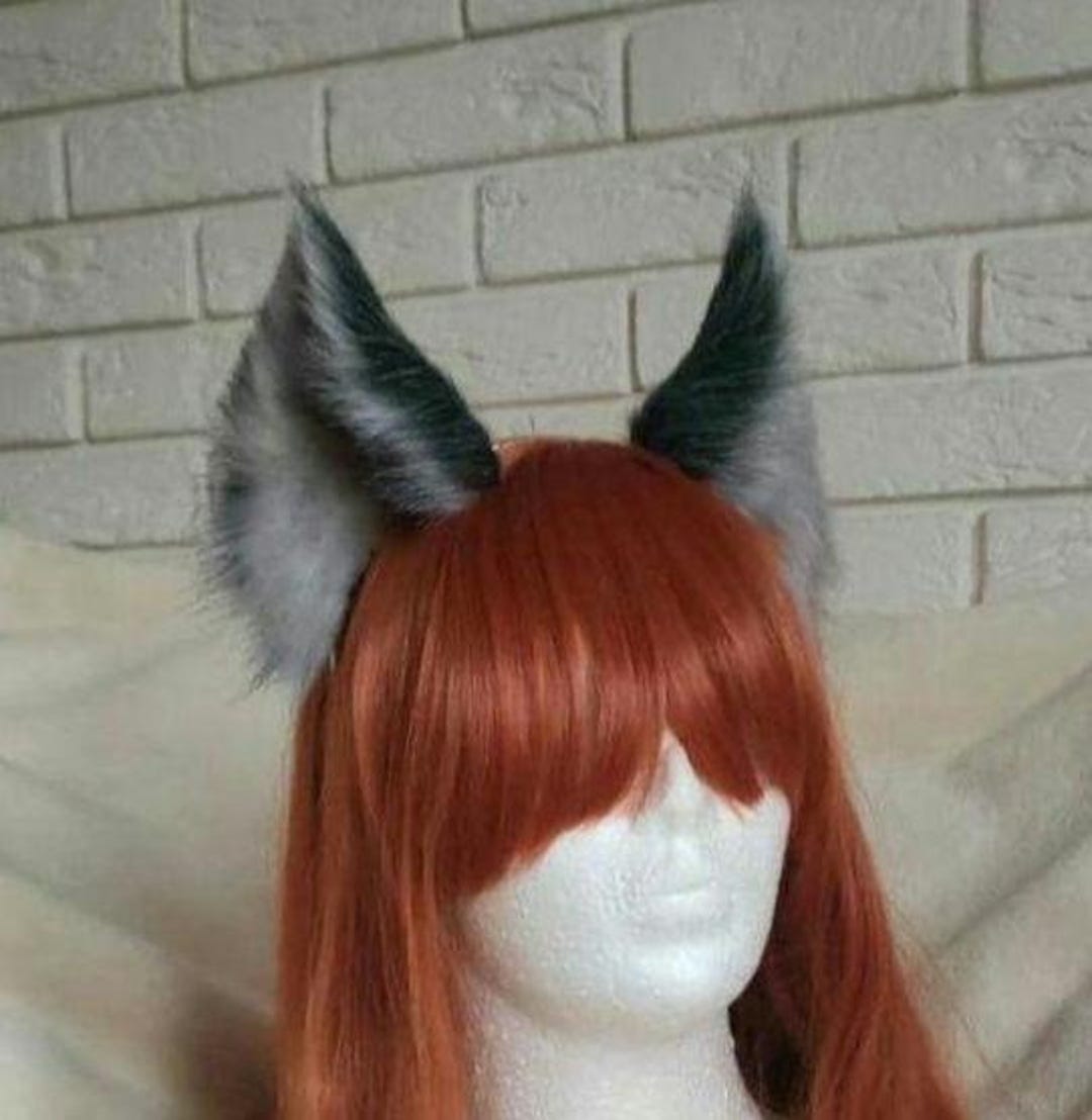 Gray Wolf Ears for Cosplay - Etsy