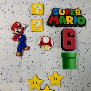 Mario Cake Topper - Etsy