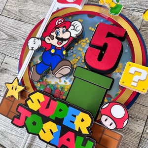 Mario Cake Topper Shaker - Etsy