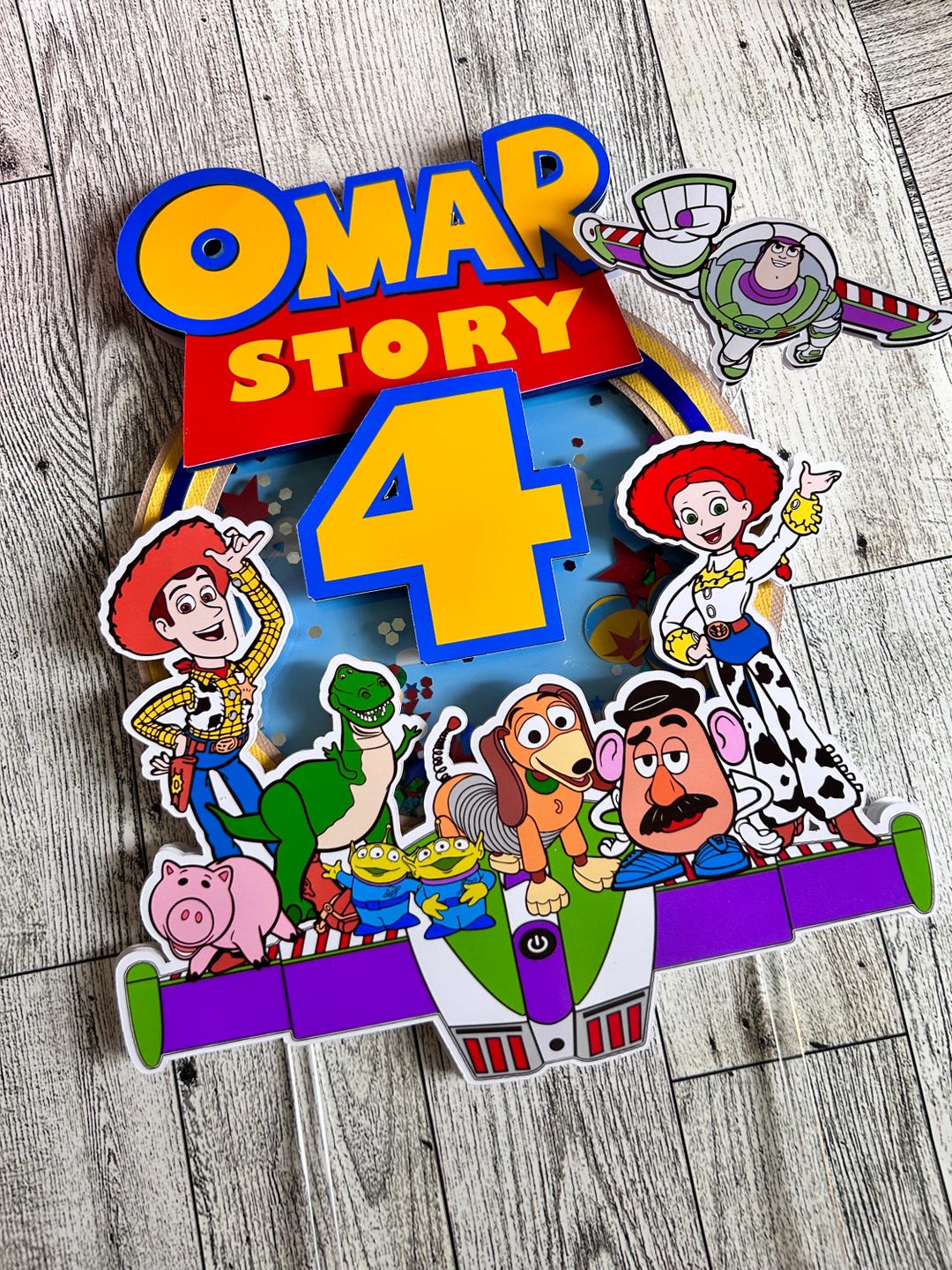 Story Cake Topper Woody, Buzz Cow Boy - Etsy