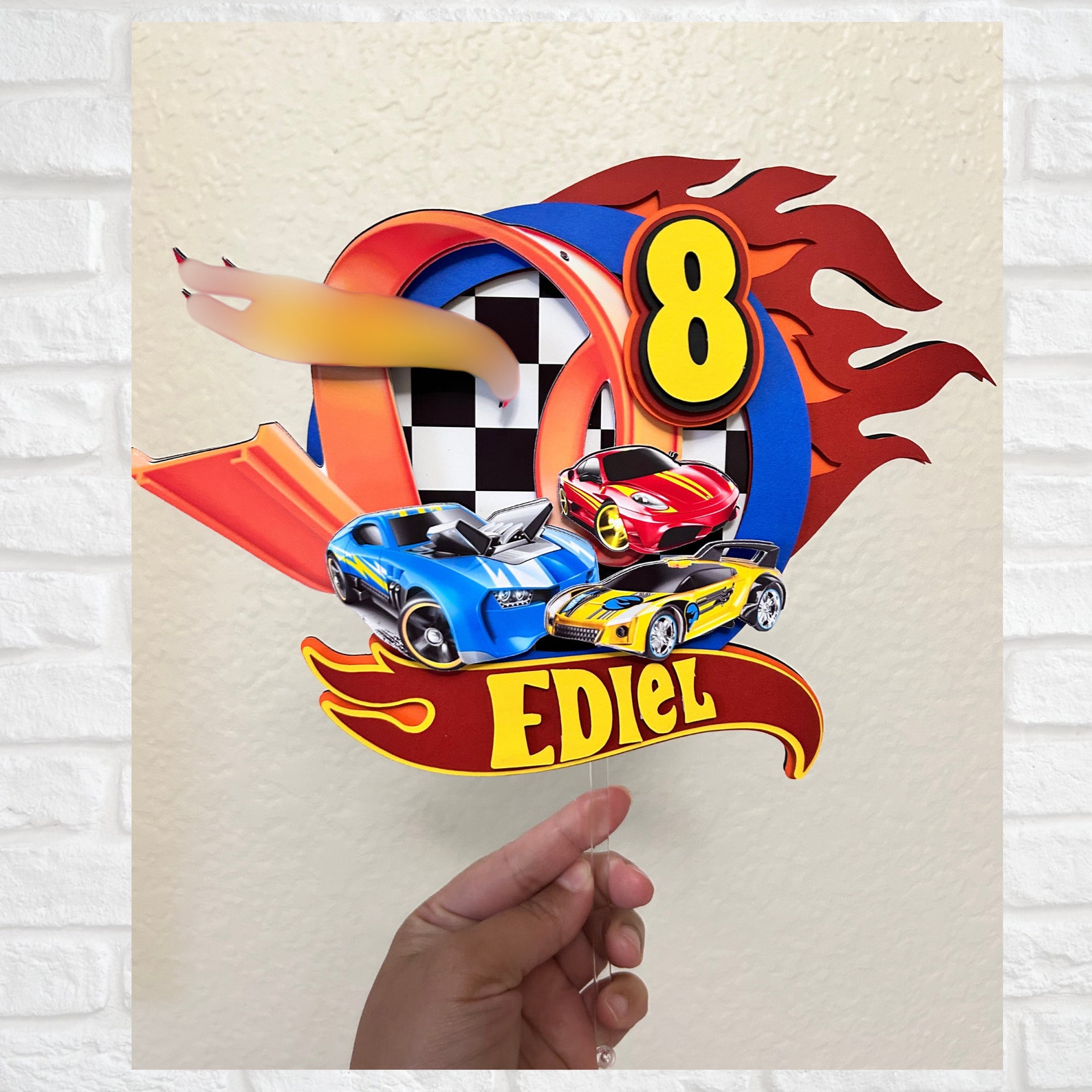 Race Cars Custom Cake Topper Racing - Etsy