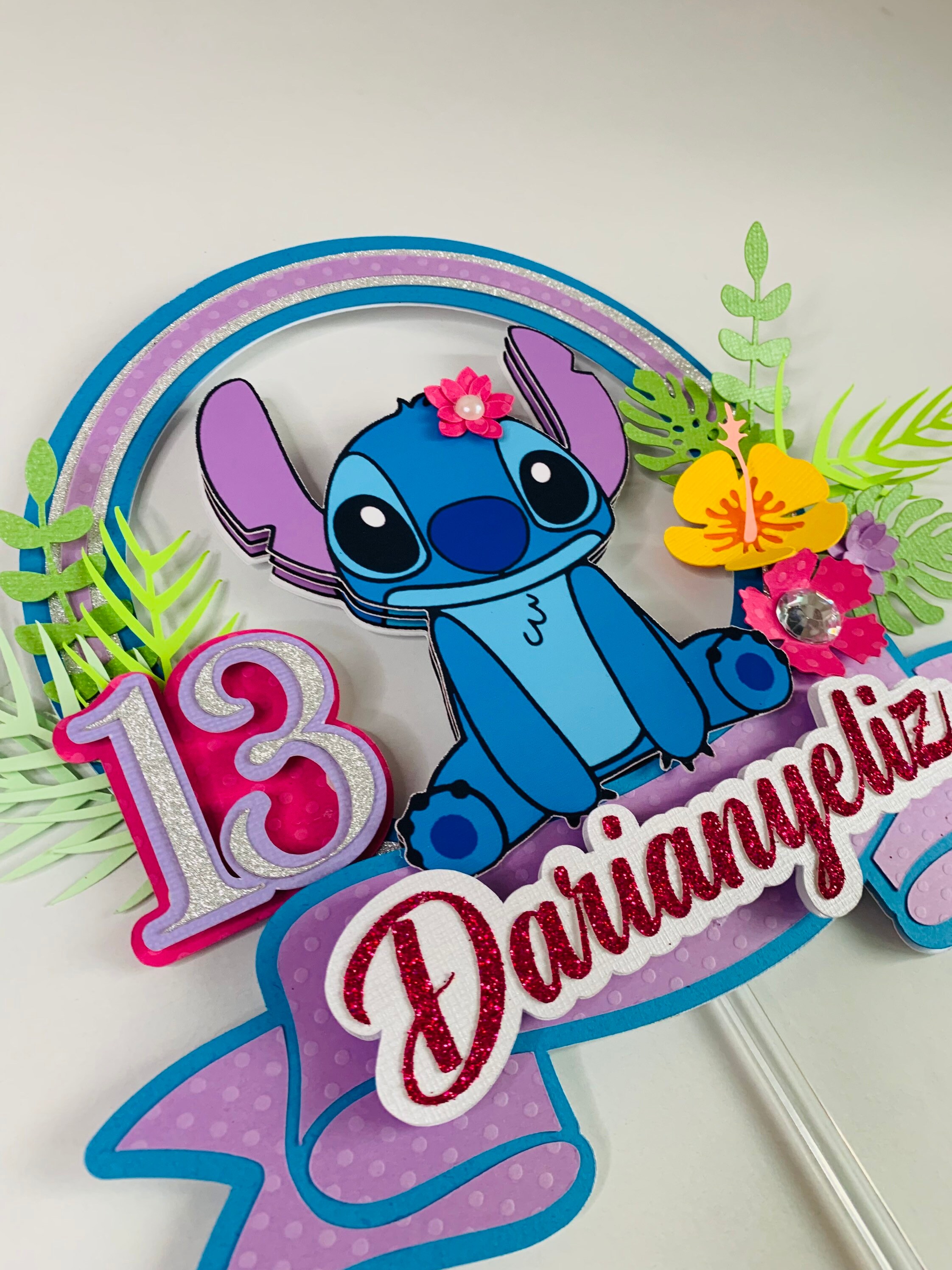 Stitch Cake Topper - Etsy