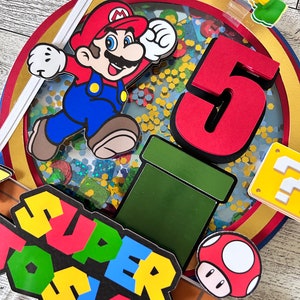 Mario Cake Topper Shaker - Etsy