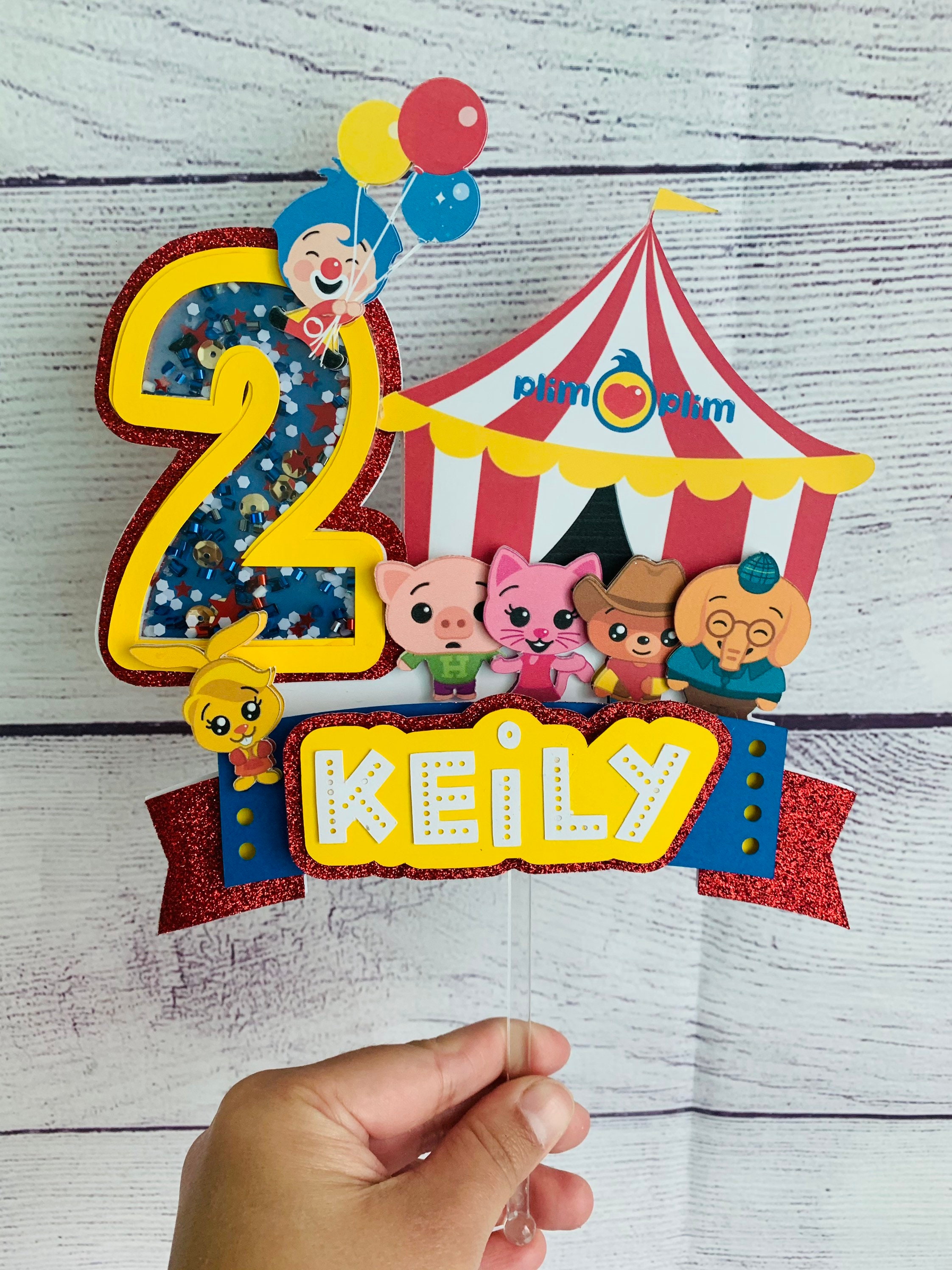 Plim plim Cake Topper - Etsy México