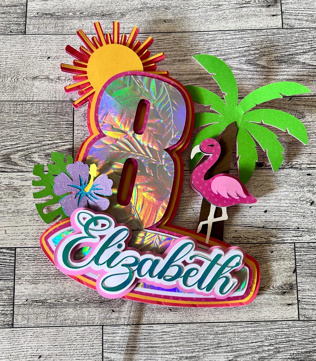 Summer Cake Topper - Etsy