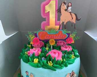 Spirit Riding Free Cake Topper - Etsy