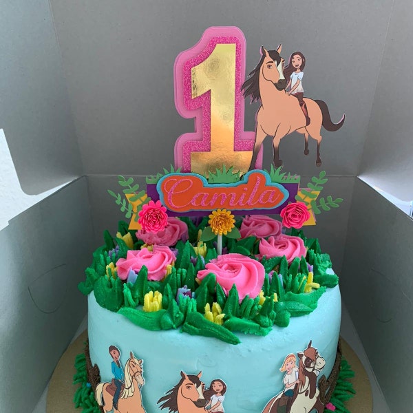Spirit Riding Free Cake Topper - Etsy