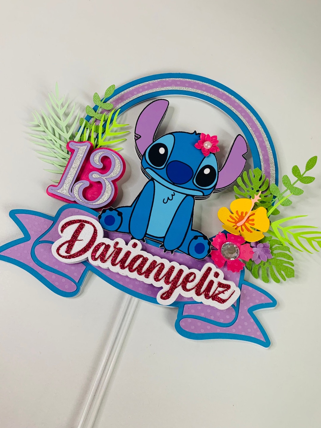 Stitch Cake Topper - Etsy