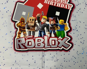 Roblox Cake Topper - Etsy