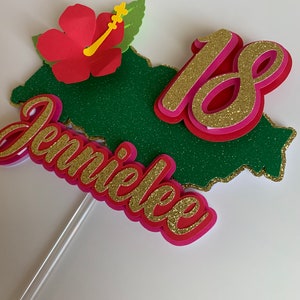 Puerto Rico Cake Topper - Etsy