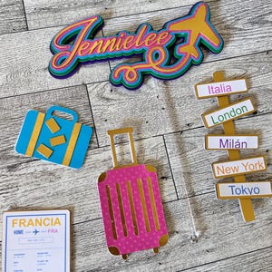 Travel Cake Topper - Etsy