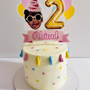 Custom Baby Face Cake Topper - Etsy